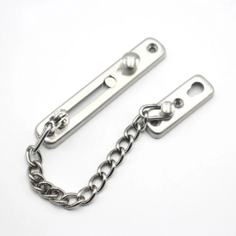 Door Chain Safety Guard Latch Stainless Steel Security Bolt Locks ...