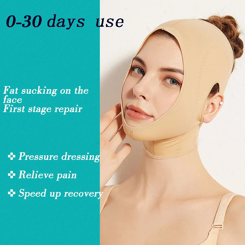 Facial Care V Shape Face Repair Bandage Face Mask Women Men Mandible ...