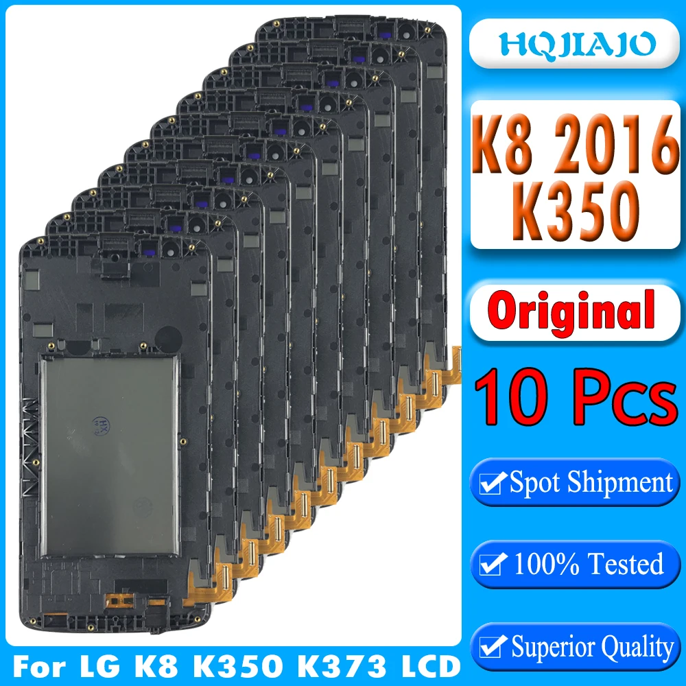 LG K8 K350 K373 LCD 디스플레이 터치 스크린 디지타이저 어셈블리에 대 한 10pcs 원래 LCD LG K8 ...
