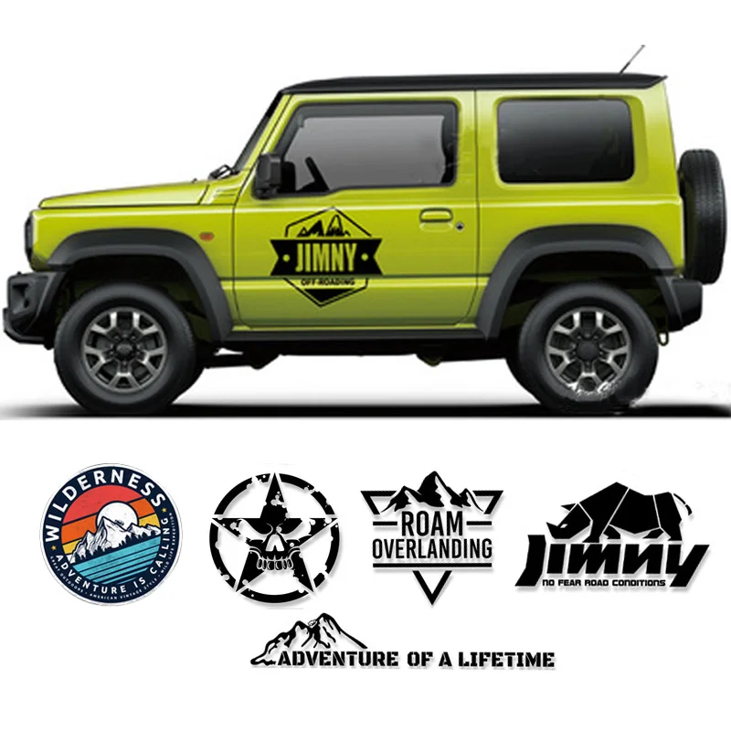 Creative Hood Side Stickers With Body Door Decal Window Graphics Wrap ...