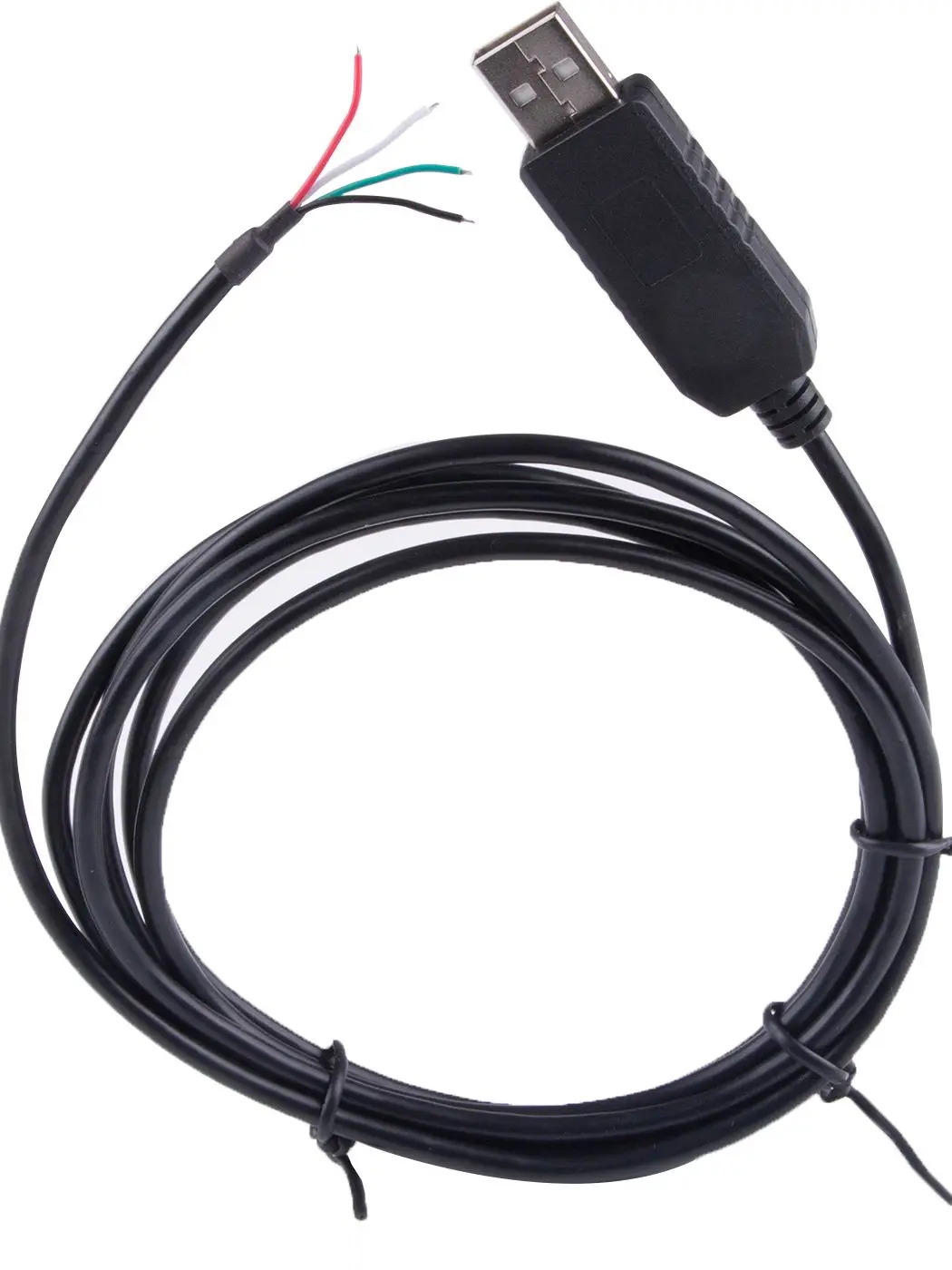 USB to 4Pin TTL UART Wire End 3.3V 5V TXD RXD GND VCC Pinout Serial ...