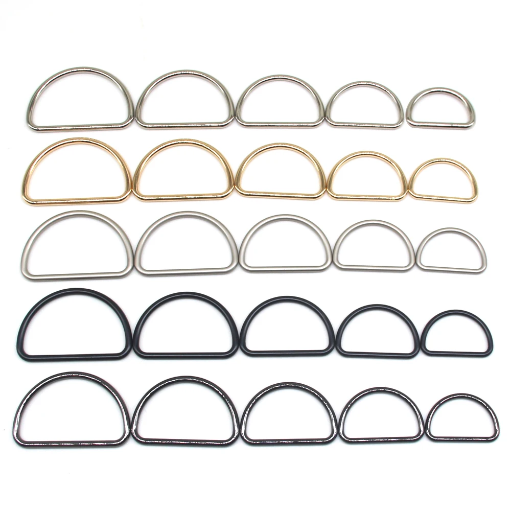 10pcs-lot-half-rings-Multi-Purpose-Alloy-Round-D-ring-Handmade-DIY ...