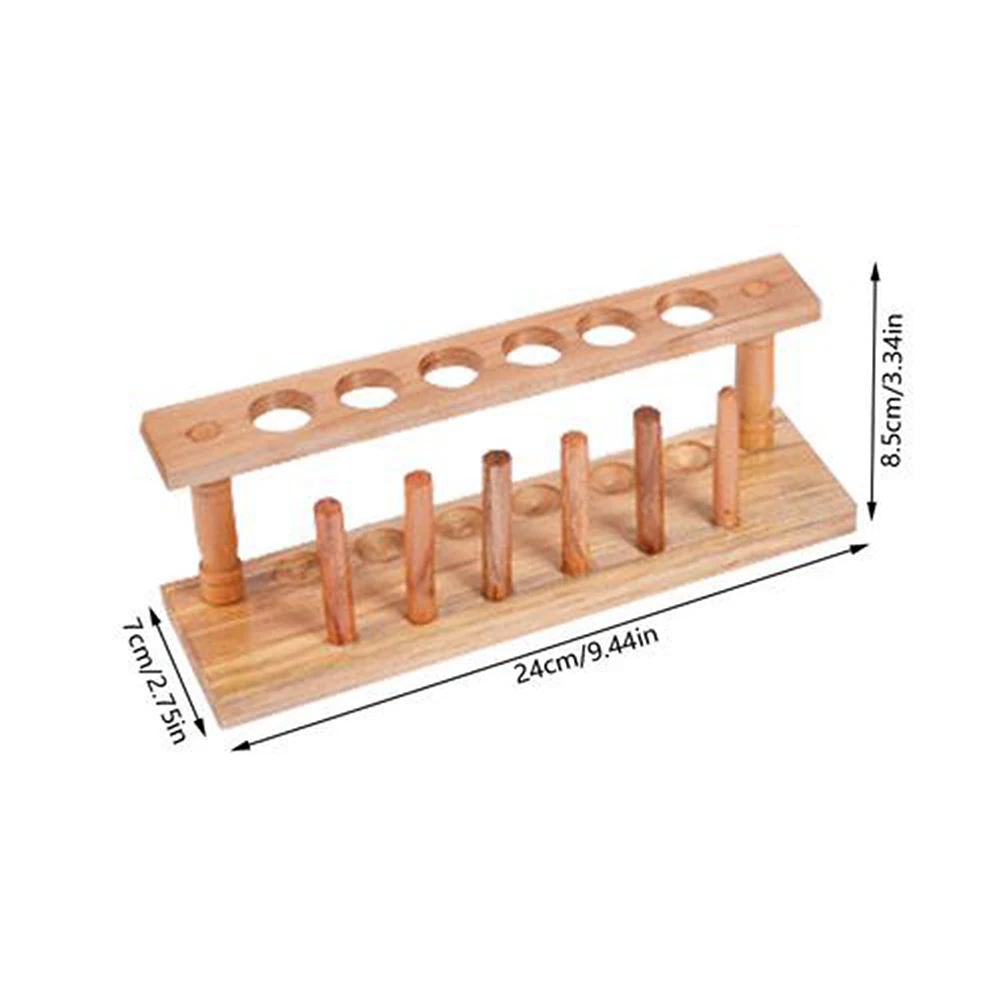 6 Holes laboratory Test Tube Rack Laborator Testing Tubes Clip Holder ...