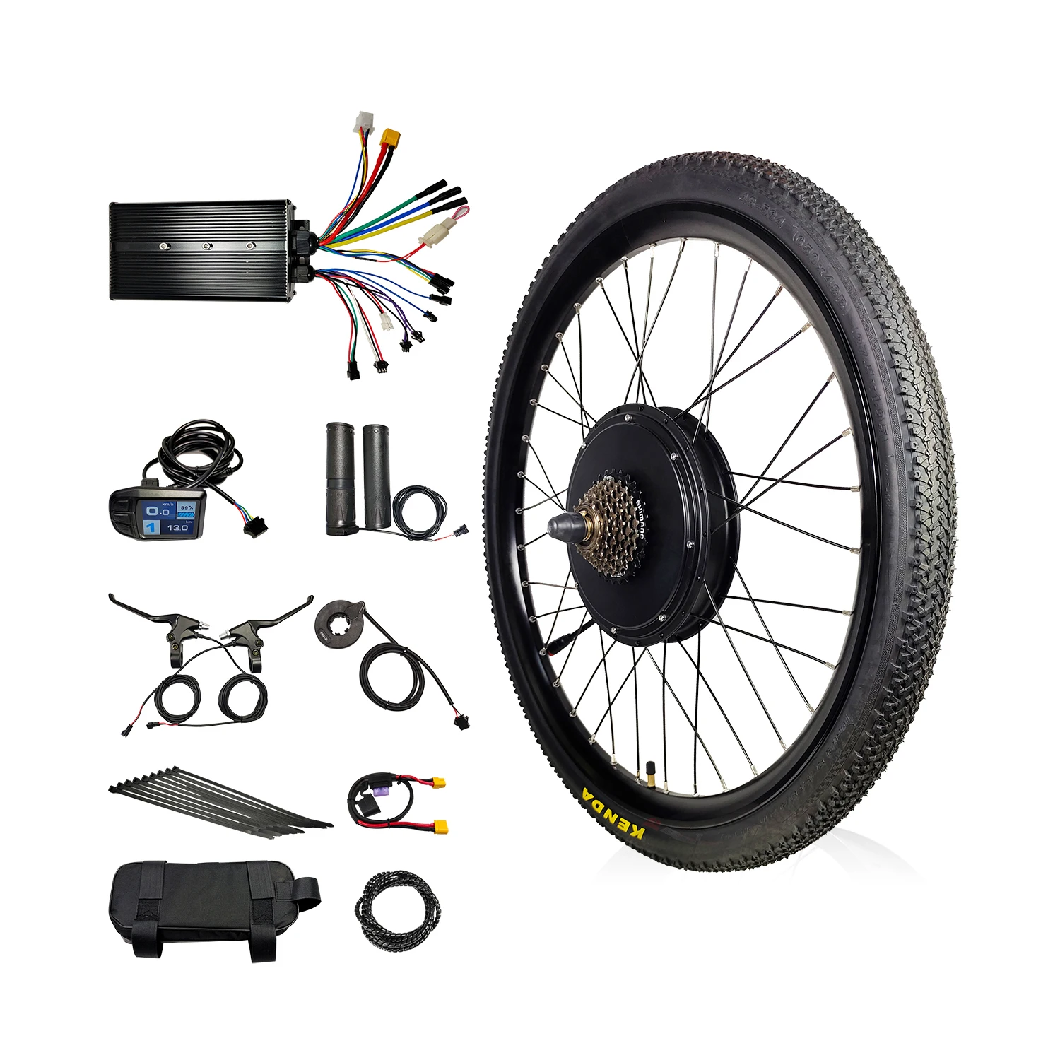 Ebike-48V-1500W-Rear-Wheel-Conversion-Kit-26-27-5-29-Electric-Bicycle ...