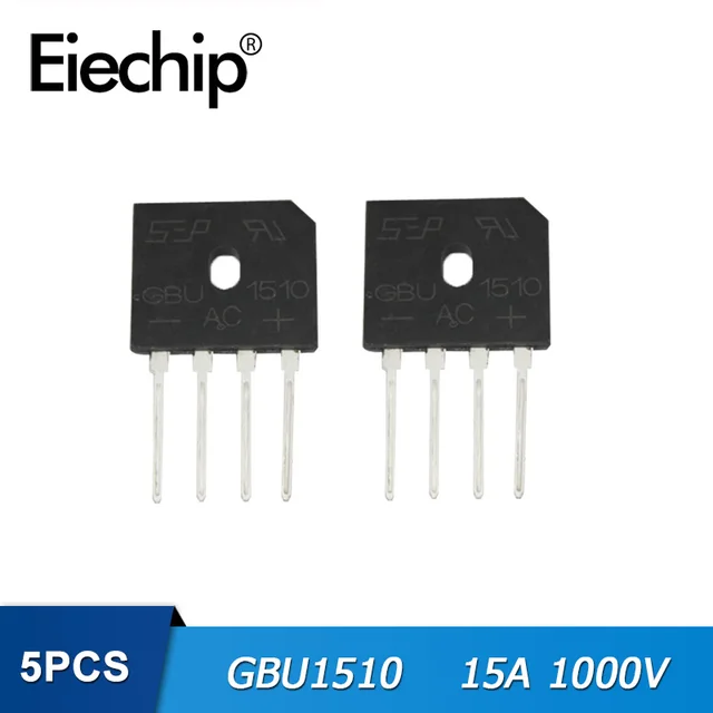 5pcs/lot Diode Bridge Rectifier KBPC5010 KBPC1010 KBPC1510 KBPC2510 ...