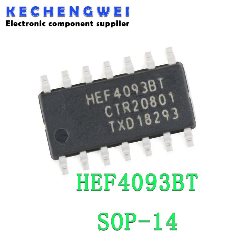 10PCS HEF4093BT CD4093BM SOP HCF4093 SOP-14 HEF4093 4093 SOP14 logic ...