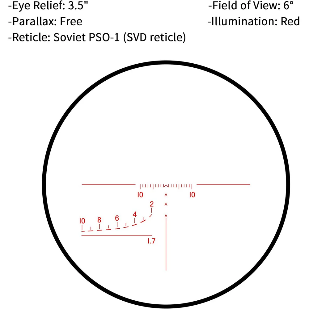 PSO-1 Telescopic Sight Sniper Rifle, Sniper Rifle, Angle,, 43% OFF