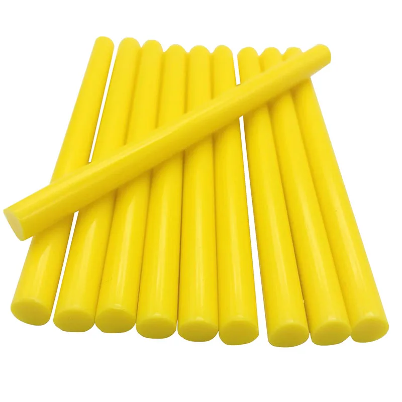 10-Pcs-Yellow-Color-7MM-Hot-Melt-Glue-Sticks-For-Electric-Glue-Gun-Car ...