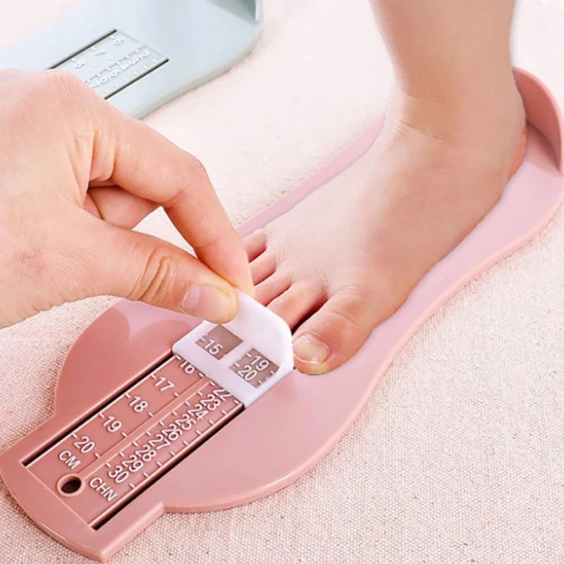 3 Colors Baby Foot Ruler Kids Foot Length Measuring device child shoes ...