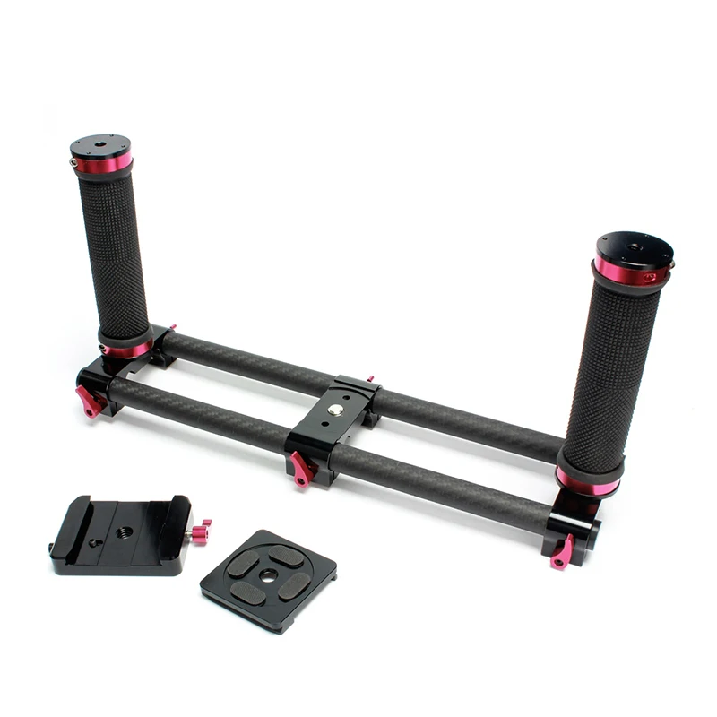 Dual Handle Grip Bracket Set Double Handle Hand Held with Clamp and ...