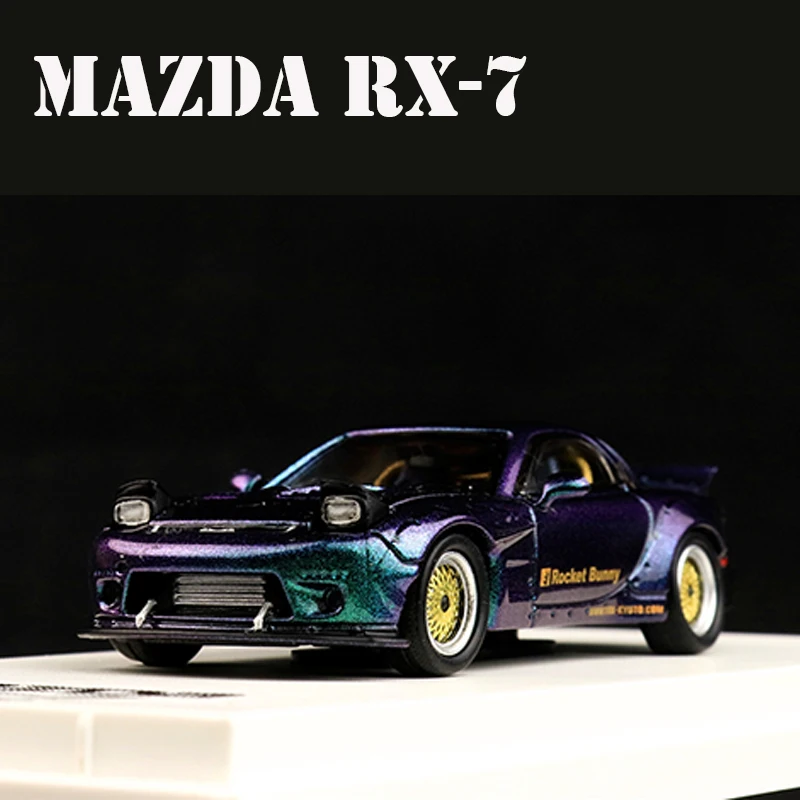 Time Micro 1/64 Model Car Mazda RX 7 Alloy Metal Die Cast Car ...