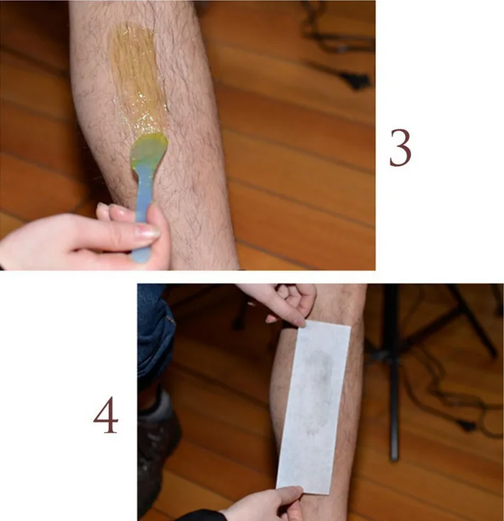 Kit d'épilation à la cire,Bandes de Cire en Papier non Tissé 100 Pièces ...