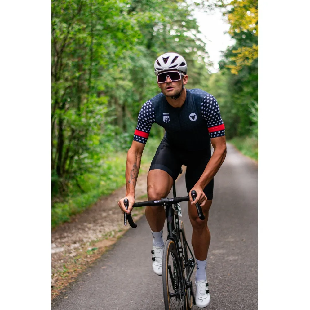 2020 Pro Team Areo Cycling Jersey Short Sleeve New Aero Race Cut With ...