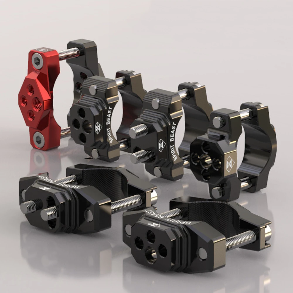Spirit-Beast-Motorcycle-Auxiliary-Spotlights-Fixing-Brackets-Holder ...
