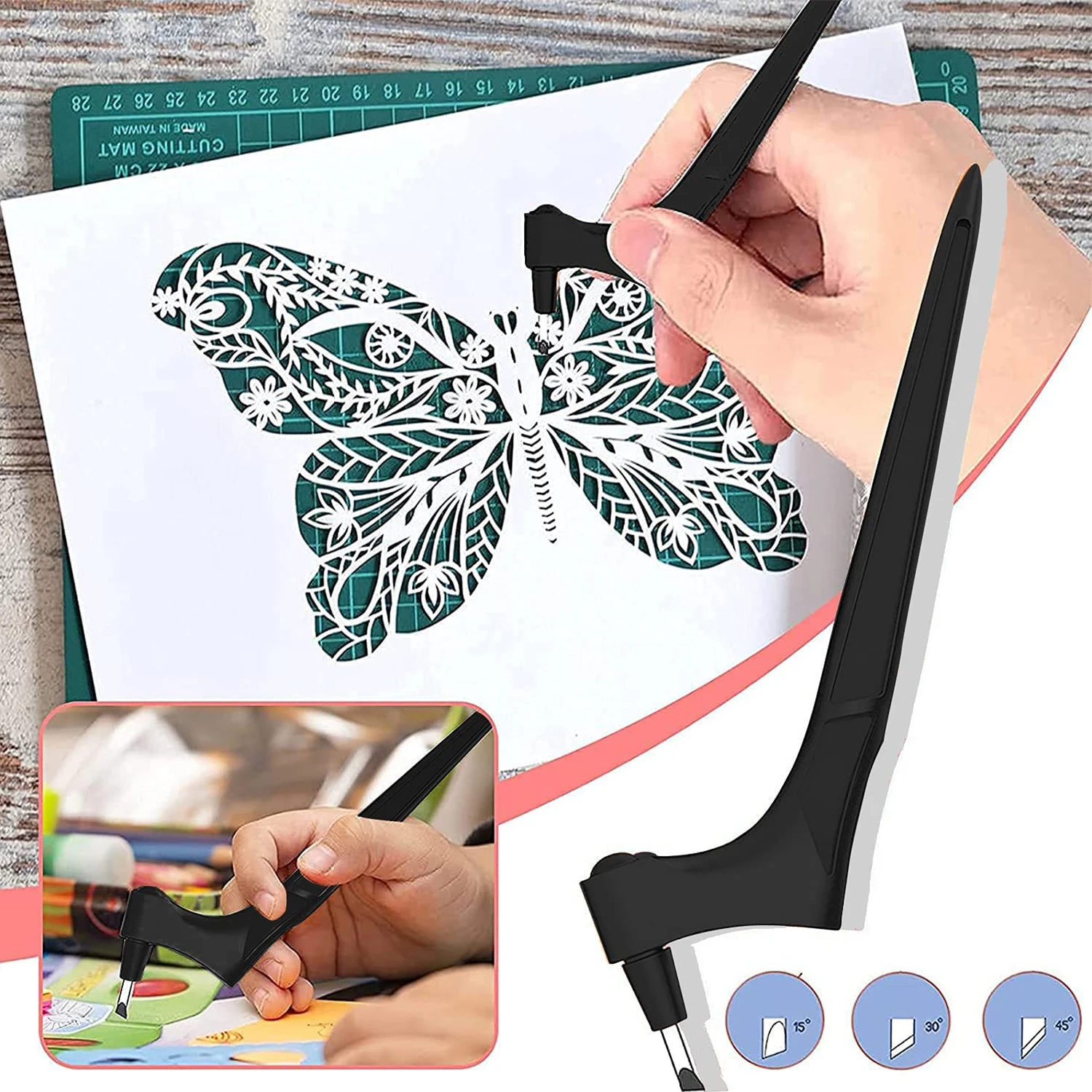 Diy Art Craft Cutting Tools 360 Rotating Blade Paper Cutter 3 Replace ...