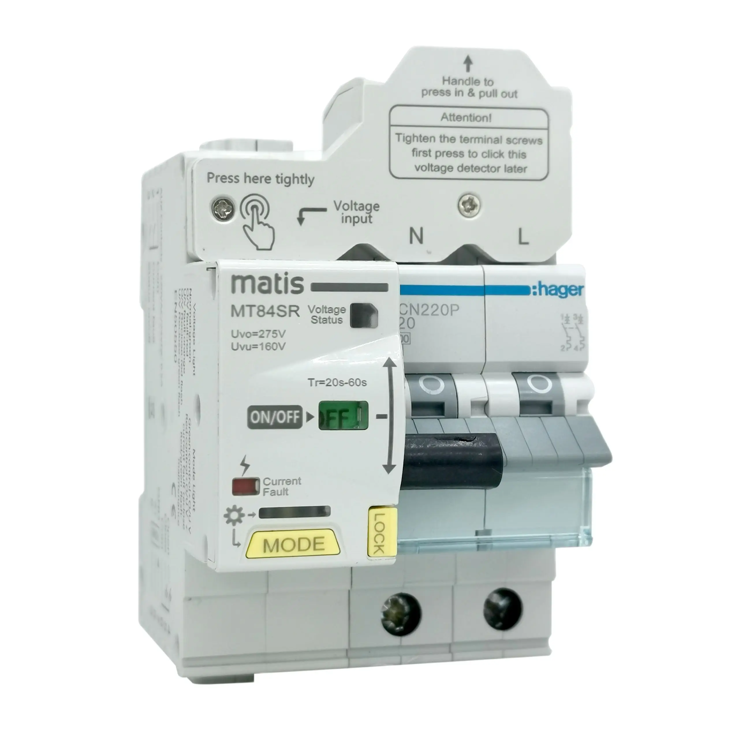 Matismart MT51RA 4P RCCB RCD Automatic Recloser Type A 30mA, 49% OFF