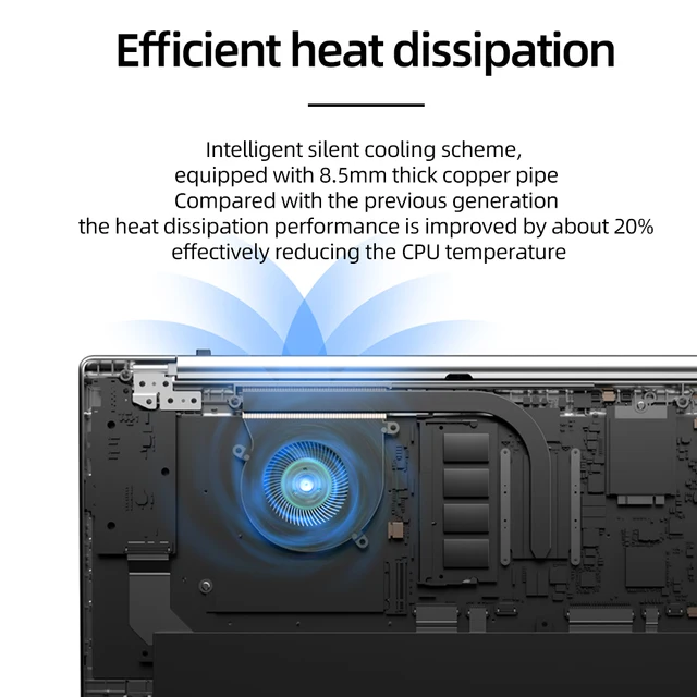 DERE V14S Intel Celeron N5095 14.1 Inch Laptop Notebook Backlit ...