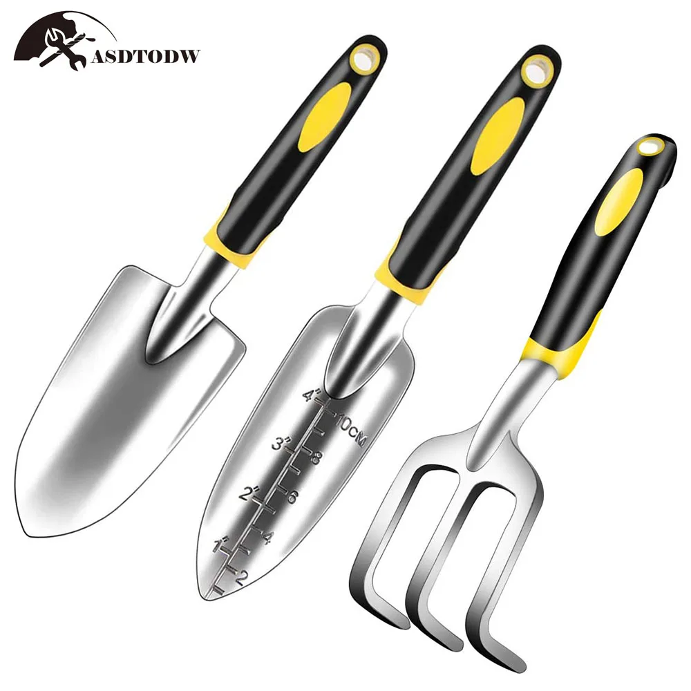 Pelle,Ensemble d'outils de jardin manuels en aluminium, poignée en ...