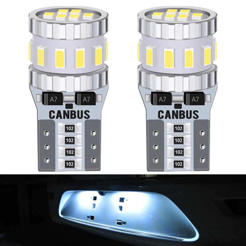 2X T10 LED W5W 인테리어 번호판 조명, 시트로엥 C5 C3 C4 피카소 Xsara Berlingo Saxo C2 C1 ...