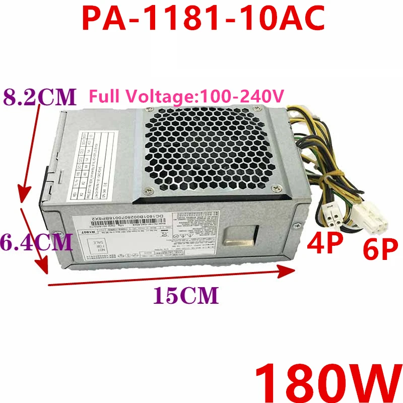 New Original PSU For Acer 6Pin 180W Power Supply PA-1181-10AC PA-1181 ...