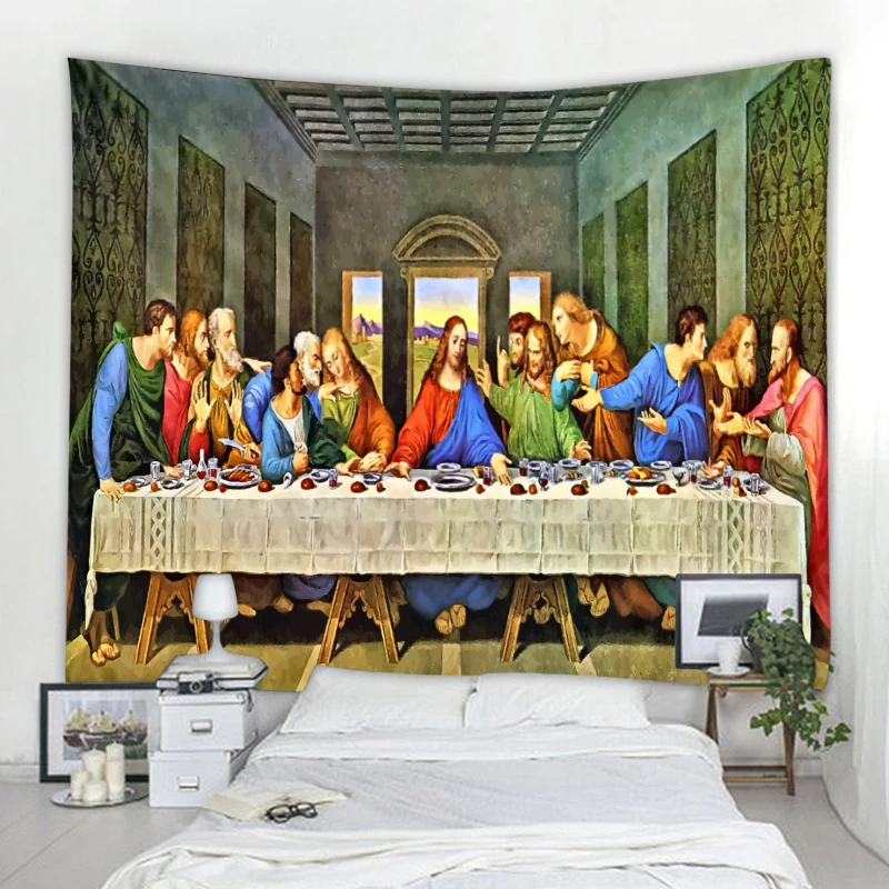 The Last Supper Tapestry Canvas Reproduction Classic Wall Art Canvas ...