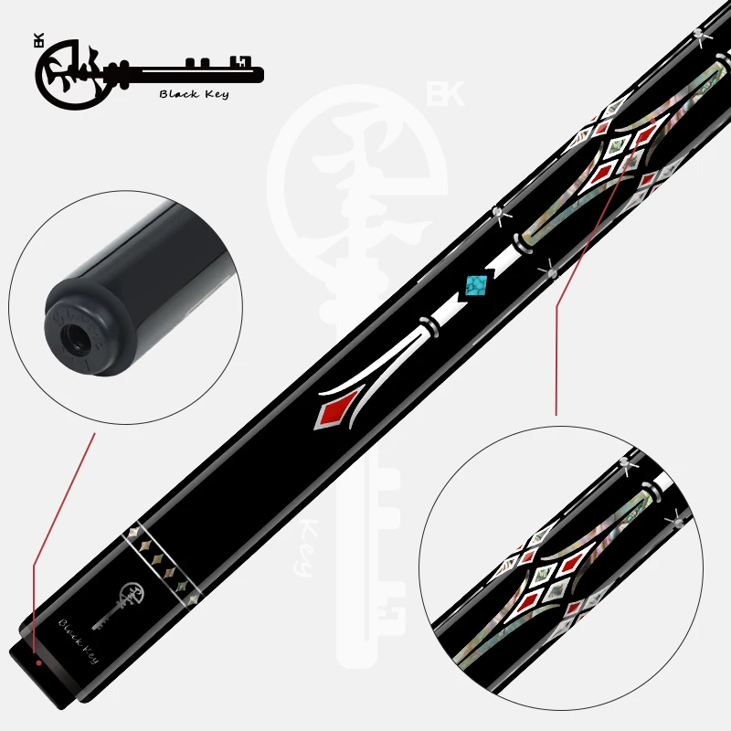 BLACKKEY Pool Cue Snooker Customize Carbon Fiber Cue Technology Shaft ...
