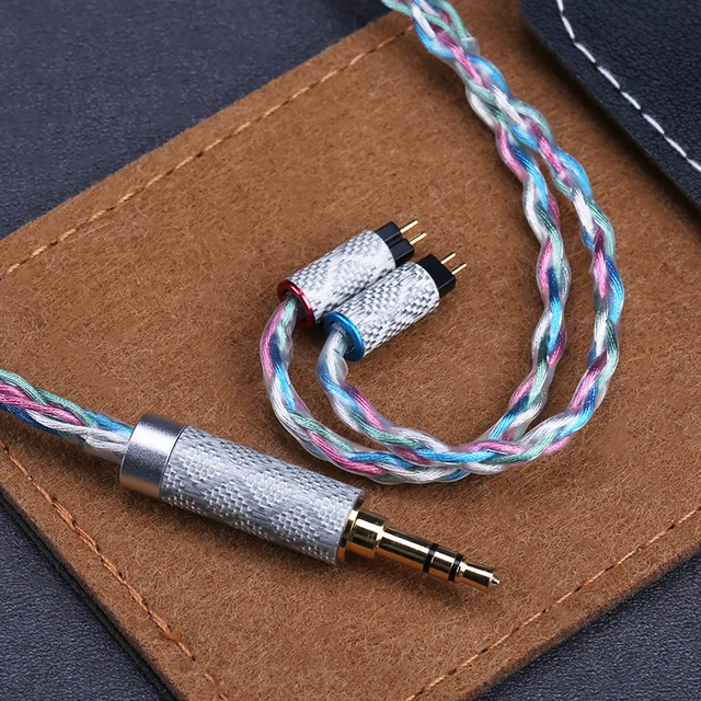 OPENHEART 8 Core Silver-copper alloy Cable Multicolor 0.78 2Pin MMCX 3. ...