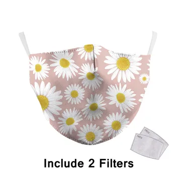 Flower Print Face Mask - Fashion Masks