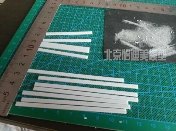 Delrin Rod 20-Pack ABS L-Shaped Rods - 2x2x500mm White Plastic Bars For ...