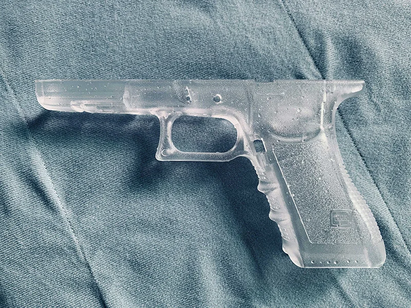 Zhenduo Transparent Glock Kublai P1 Patch Under The Grip Toy Gel Ball ...