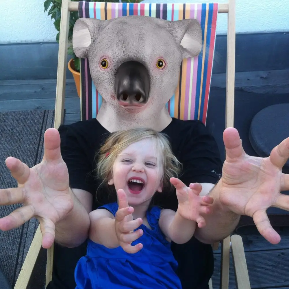 Halloween Cute Koala Cosplay Animal Mask - AllCosplay.com