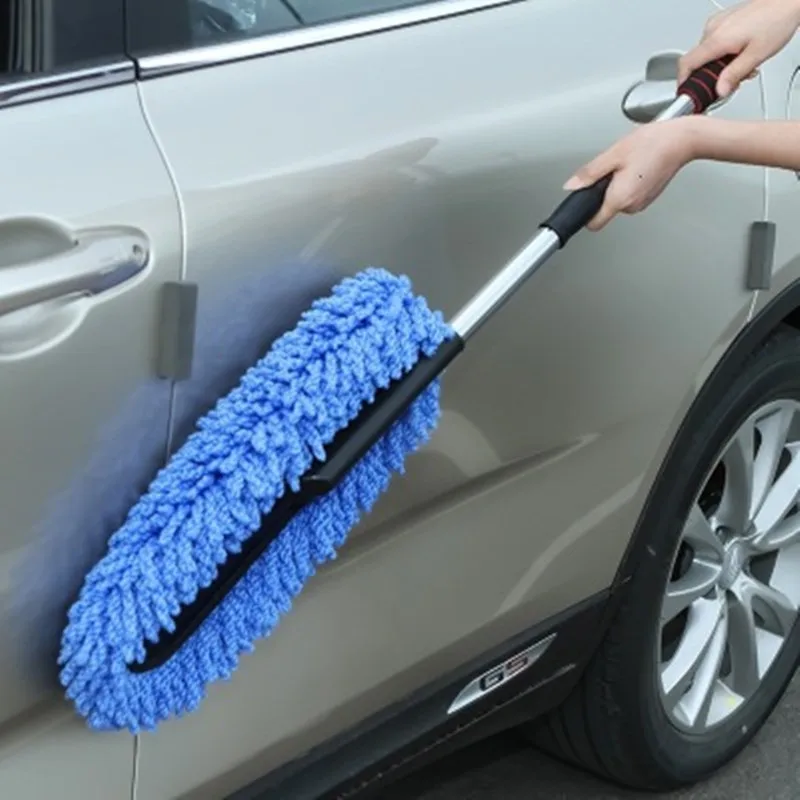 Car washing mop brush soft hair dust removal dust cleaning car cleaning ...