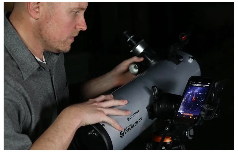 Celestron SSE LT80AZ Astronomical Telescope, StarSense ExplorerRefractive Smartphone App-Enabled ...