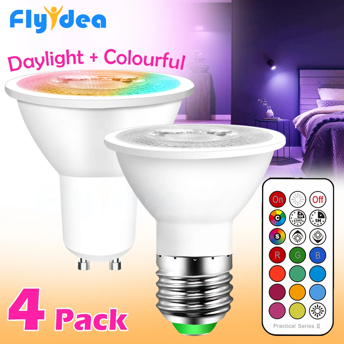 Spot Led 220v Dimmable Rgb Gu10 | Led Spotlights Gu10 Smart | Led ...