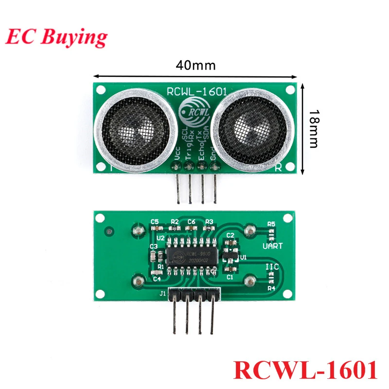 Rcwl-1601 Ultrasonic Ranging Sensor Module Distance Compatible With Hc-sr04 Wide Voltage 3v-5v ...