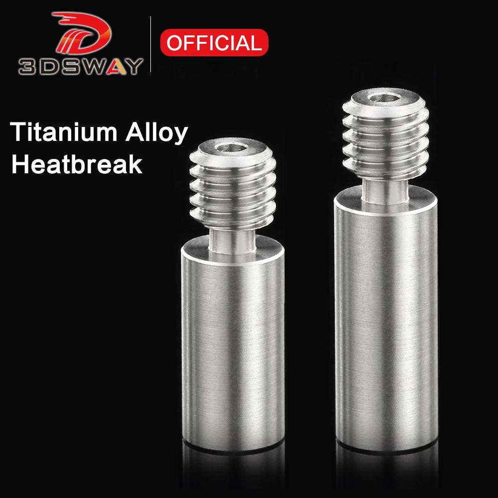 3DSWAY-Titanium-Alloy-Heatbreak-All-Metal-Throat-E3D-V6-Smooth-Heat ...
