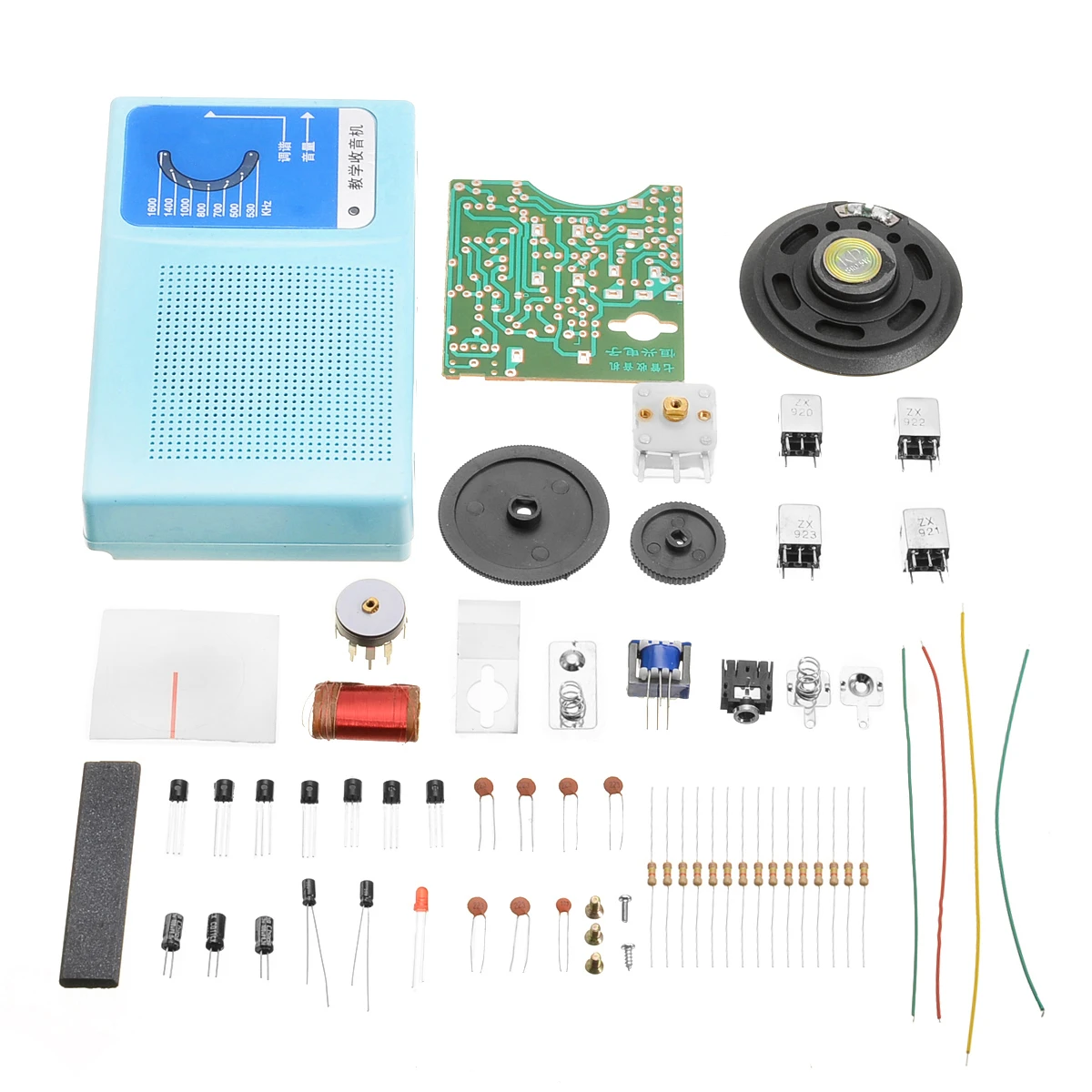 Diy Am/fm Stereo Radio Kit Transistors Sch Superheterodyne Radio ...