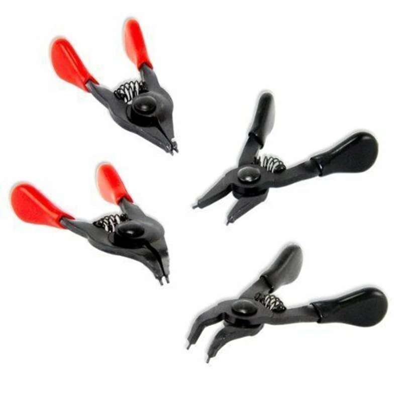 4 Pc Mini Circlip Snap Ring Pliers Set Ext Int New Tool Automotive ...
