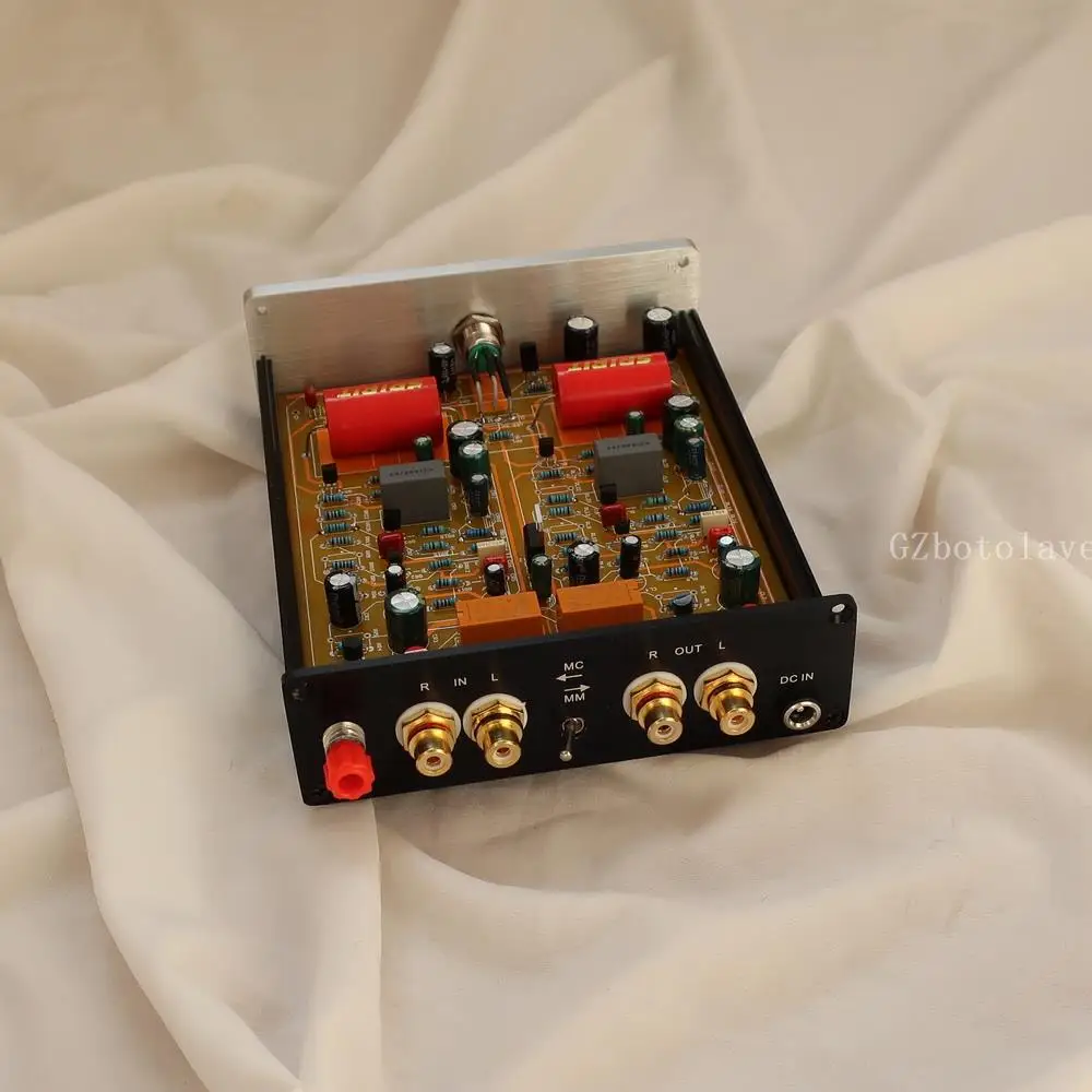 Low noise MM Phono Turntable Preamp Pre-amplifier Dual Phono ...