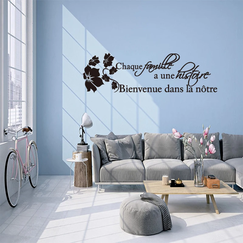 Vinyl Carving Removable Wall Decal Art French Quotes Quotes History ...