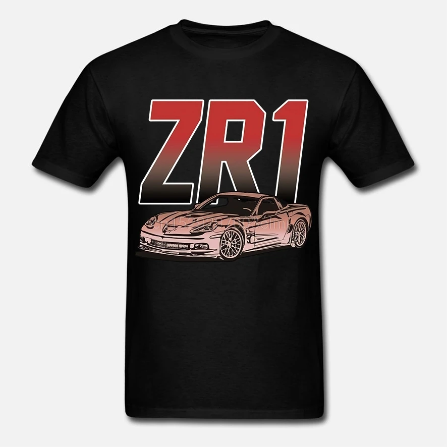 Men T shirt Corvette C6 ZR1 Chevy Muscle Car funny t shirt novelty ...