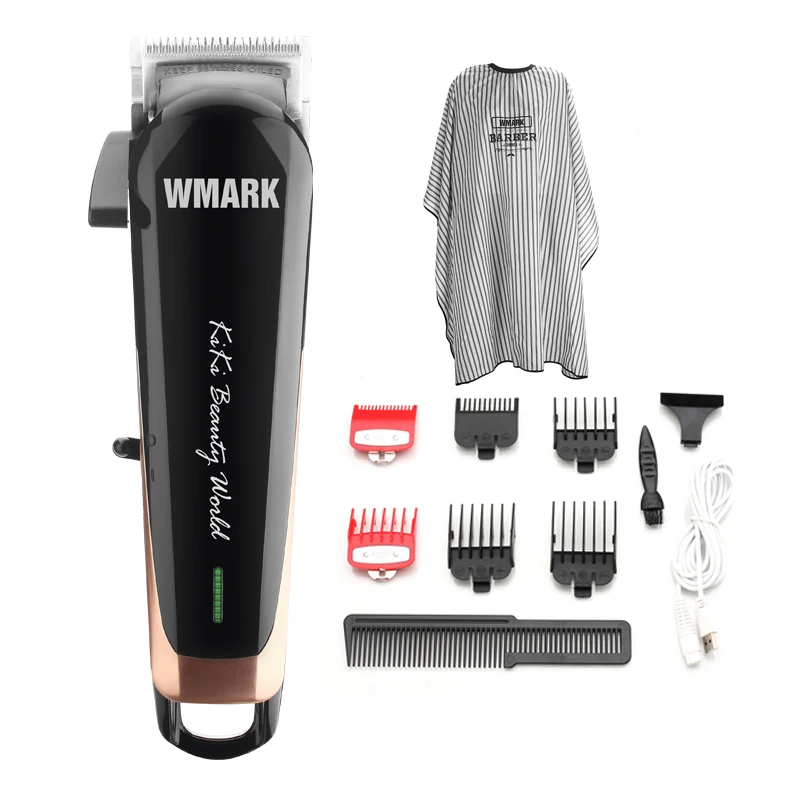 WMARK Professional cordless Hair cutter Hair Trimmer 6500 rpm hair ...