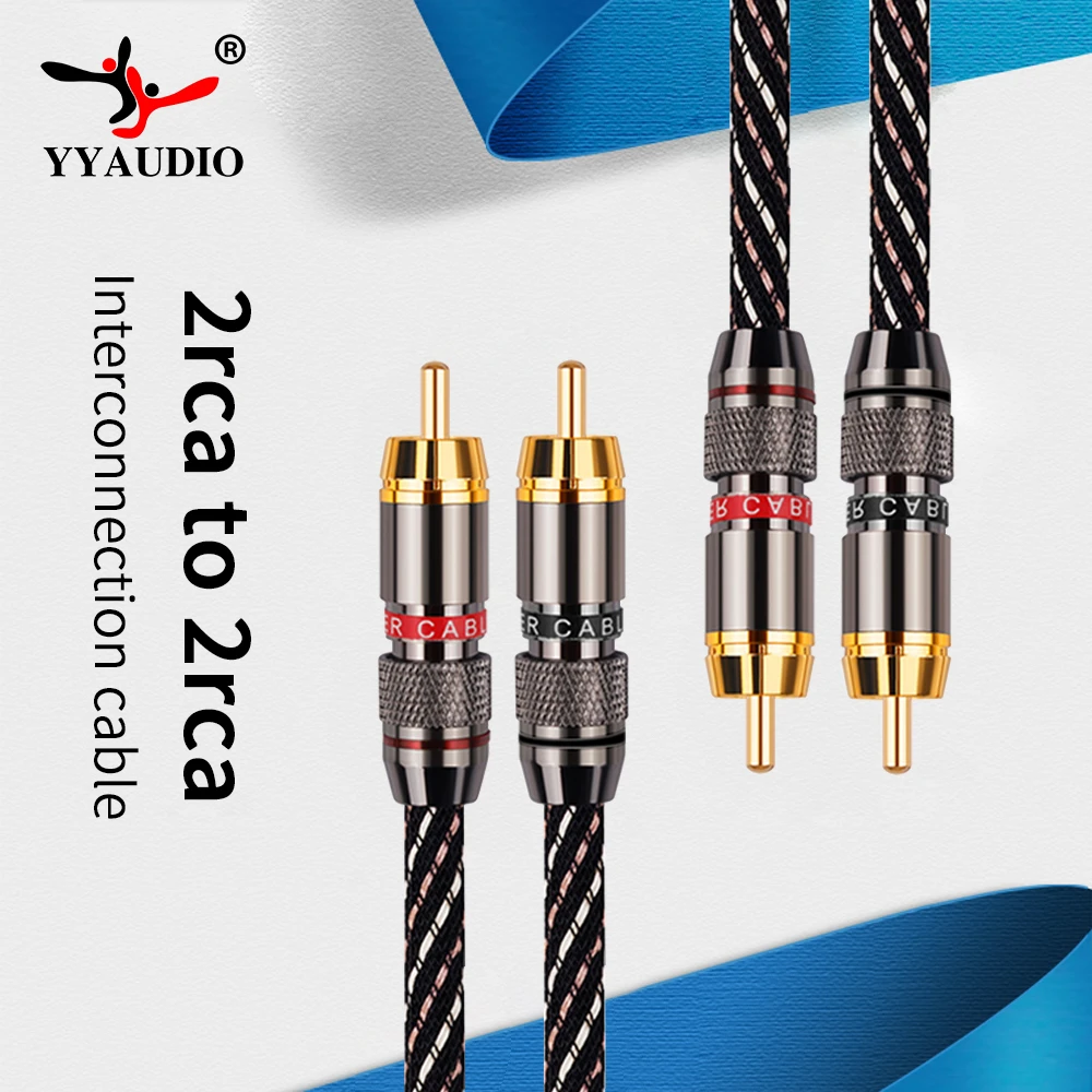 Yyaudio Hifi Stereo Pair Rca Cable High-performance Premium Hi-fi Audio ...