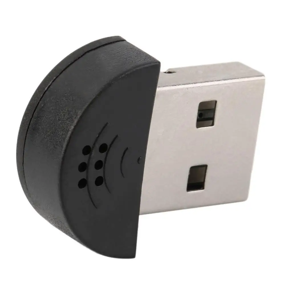 Super Mini USB 2.0 Microphone Portable Studio Speech MIC Audio Adapter ...