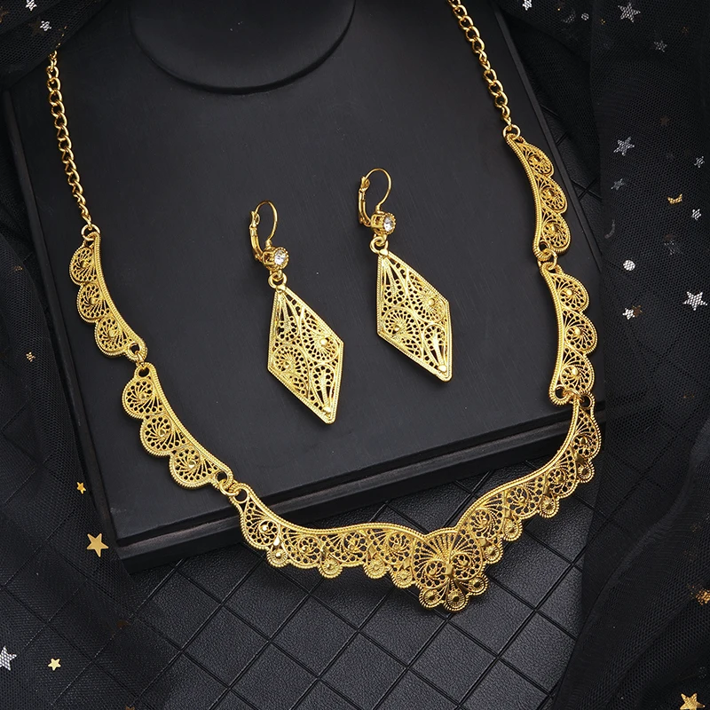 Arabian gold jewelry set Moroccan style fashion jewelry|Bridal Jewelry ...