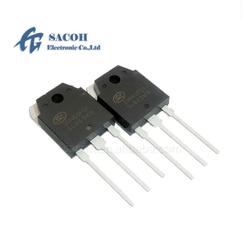 10Pcs-SGT20N60FD1PN-20N60FD1-or-SGT20N60NPFDF-SVS20N60PND2-SVS20N60PT ...