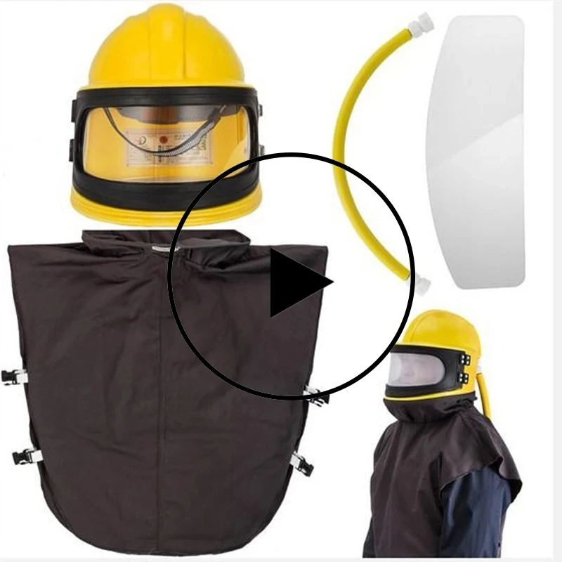 ABS-Protective-Sand-Blasting-Helmet-Dust-Mask-Blasting-Hood-With ...