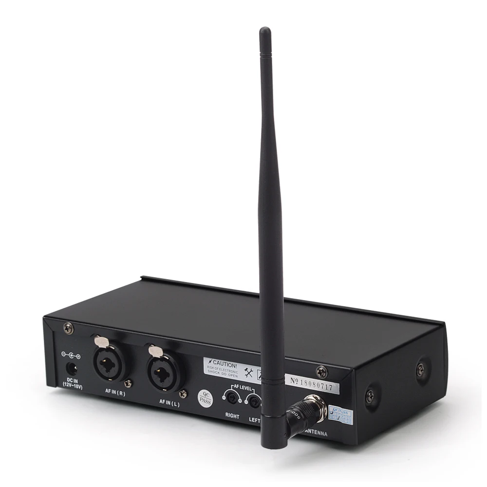 EYK EM-600 In-ear monitor system Single channel UHF wireless package 40 ...