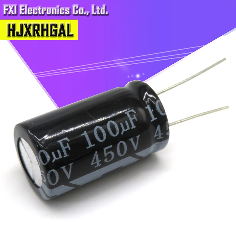 5PCS 450V100UF 18*30 100UF 450V Electrolytic capacitor New original ...