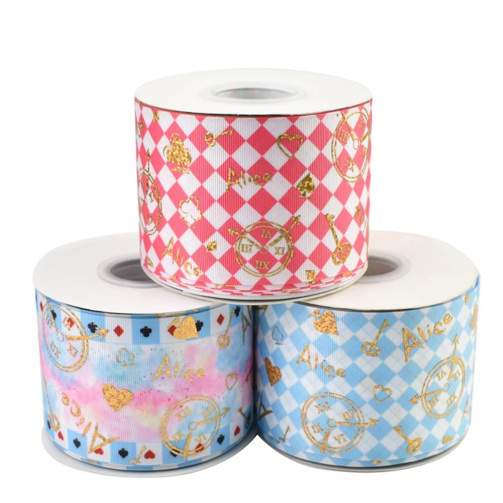 HSDRibbon 75mm 3inch hsd design custom Pattern on Grosgrain Ribbon ...
